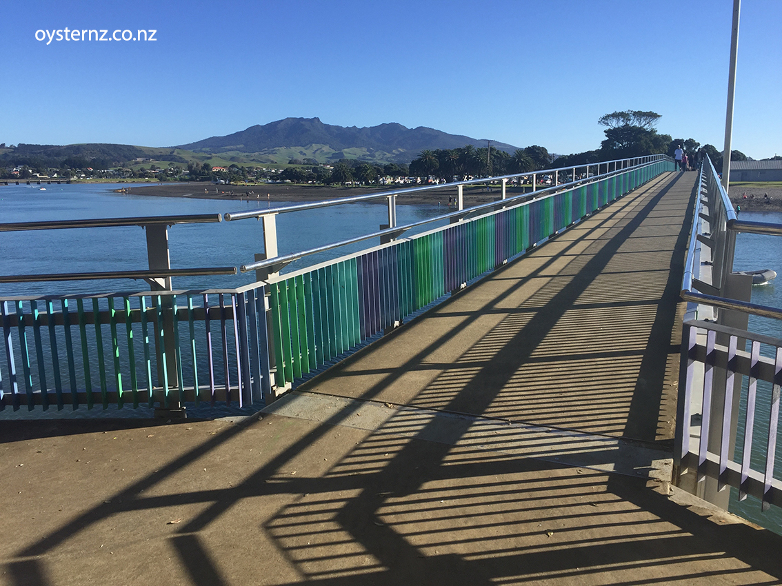 Bridge back to campsite from town – Grab your wheels, Let's travel