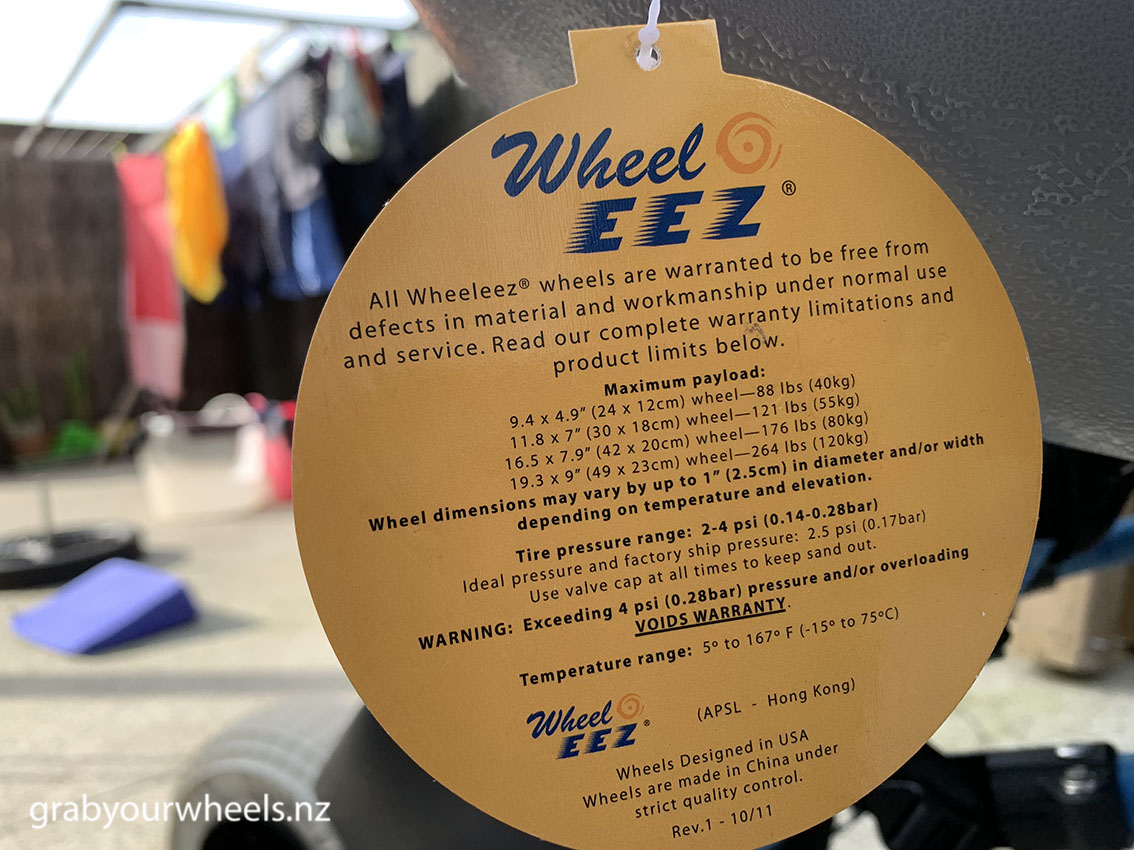 The Hippocampe All-Terrain Beach Wheelchair with WheelEEZ© Balloon ...